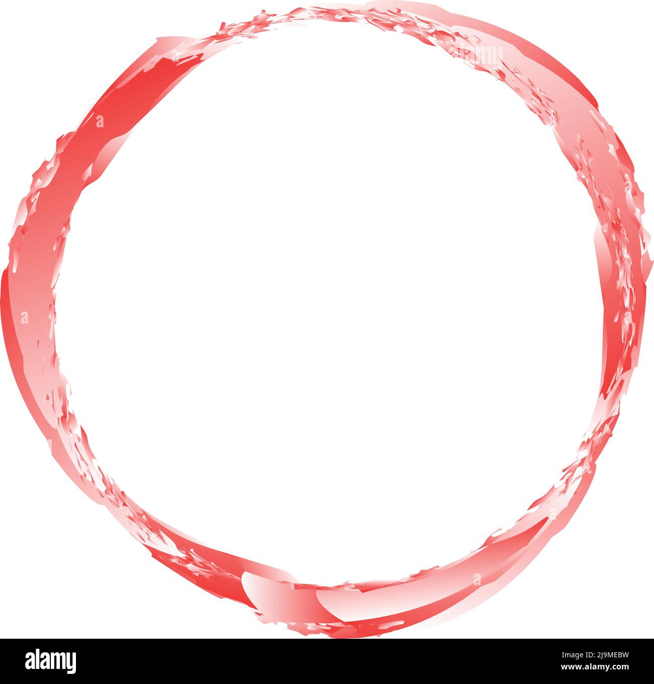 Grungy, textured circle element. Circular splatter shape. Stock vector ...