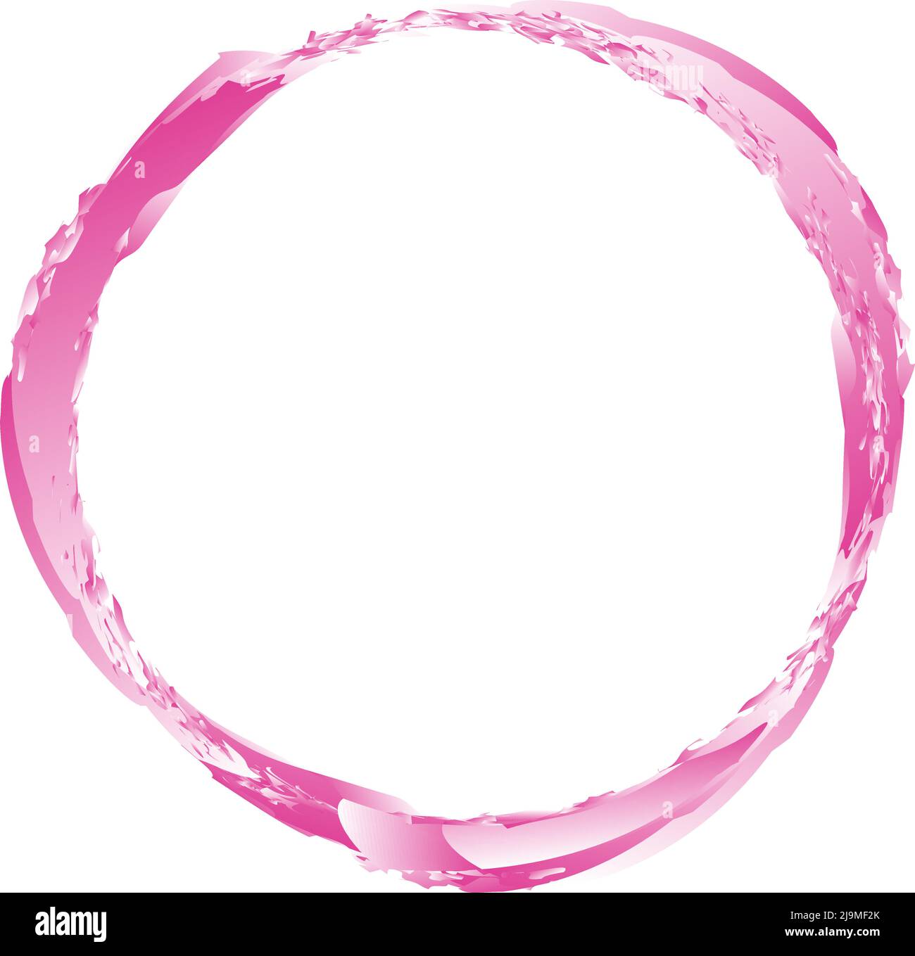 Grungy, textured circle element. Circular splatter shape. Stock vector ...