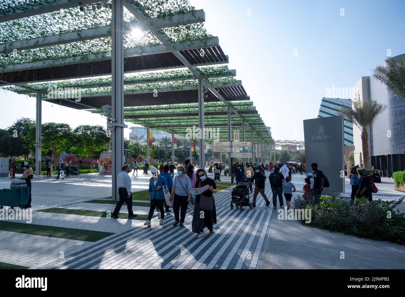 View of a beautiful open air pathway at the opportunity pavilion of the ...