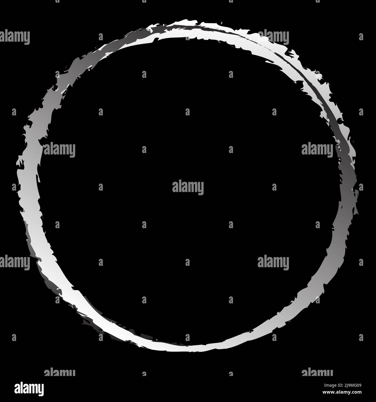Grungy, textured circle element. Circular splatter shape. Stock vector ...