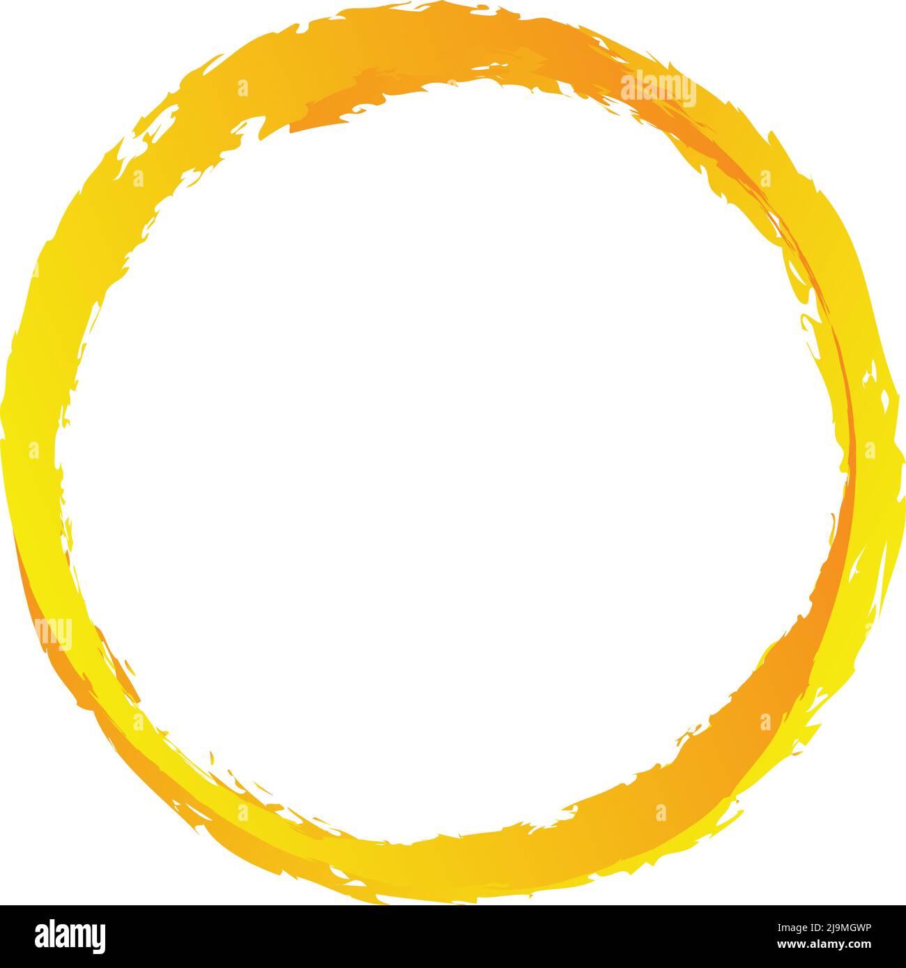 Grungy, textured circle element. Circular splatter shape. Stock vector ...