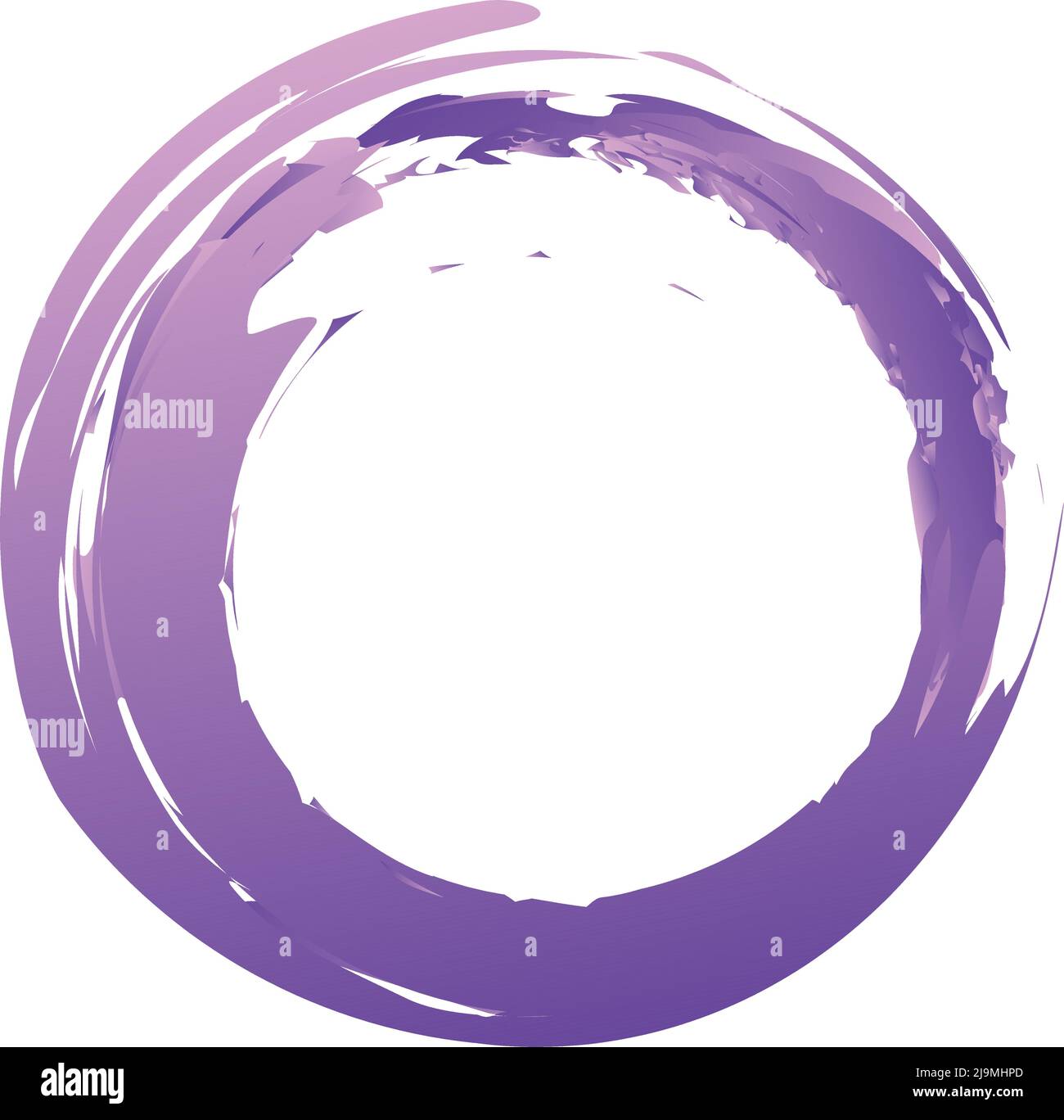 Grungy, textured circle element. Circular splatter shape. Stock vector ...