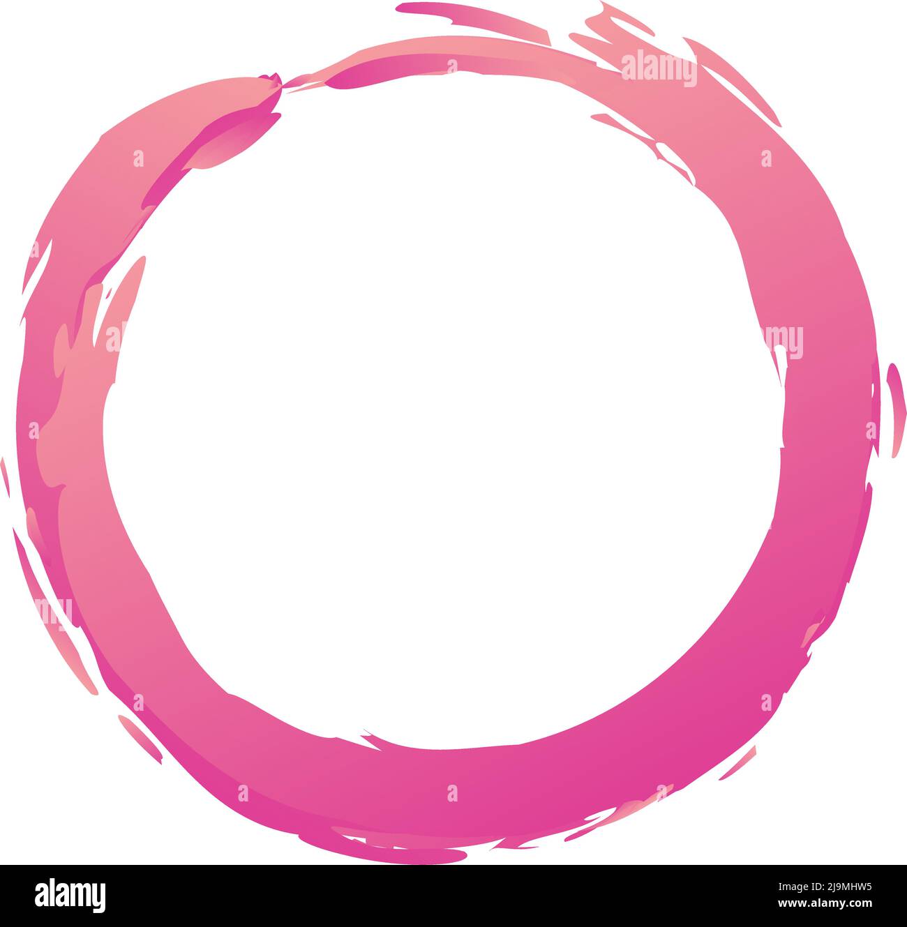 Grungy, textured circle element. Circular splatter shape. Stock vector ...