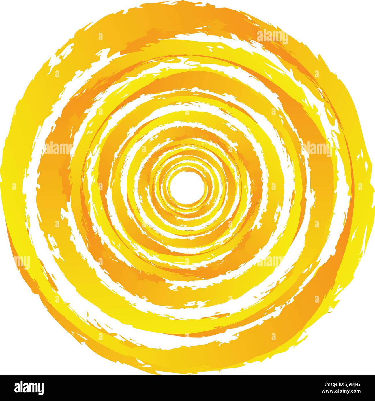 Grungy, textured circle element. Circular splatter shape. Stock vector ...
