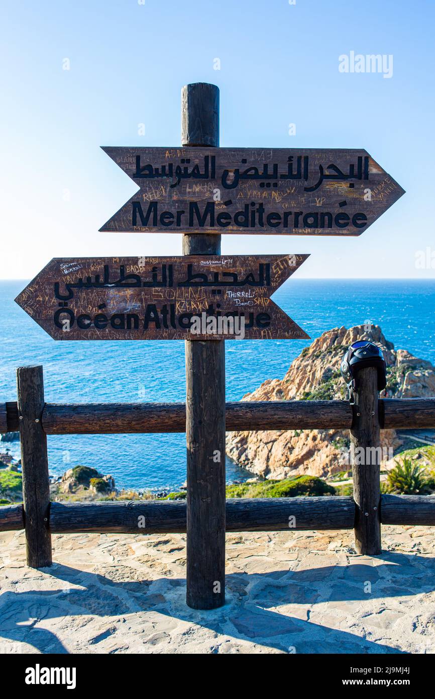 The meeting Point of the Mediterranean Sea and the Atlantic Ocean in ...