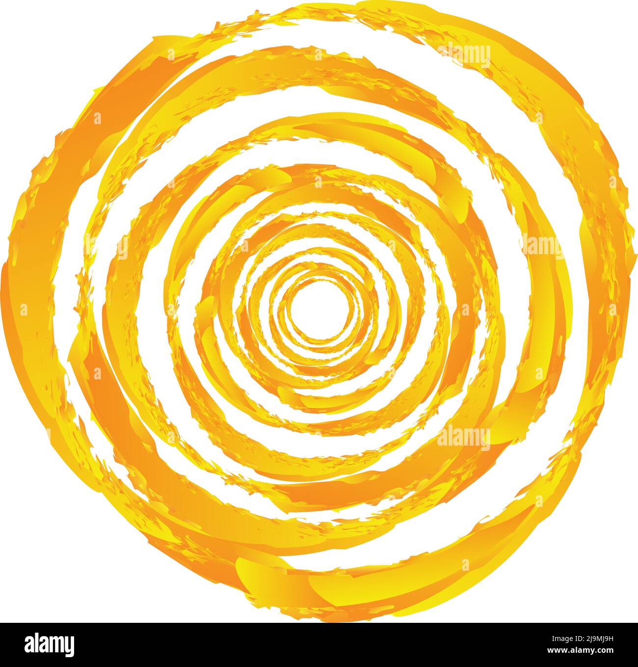 Grungy, textured circle element. Circular splatter shape. Stock vector ...