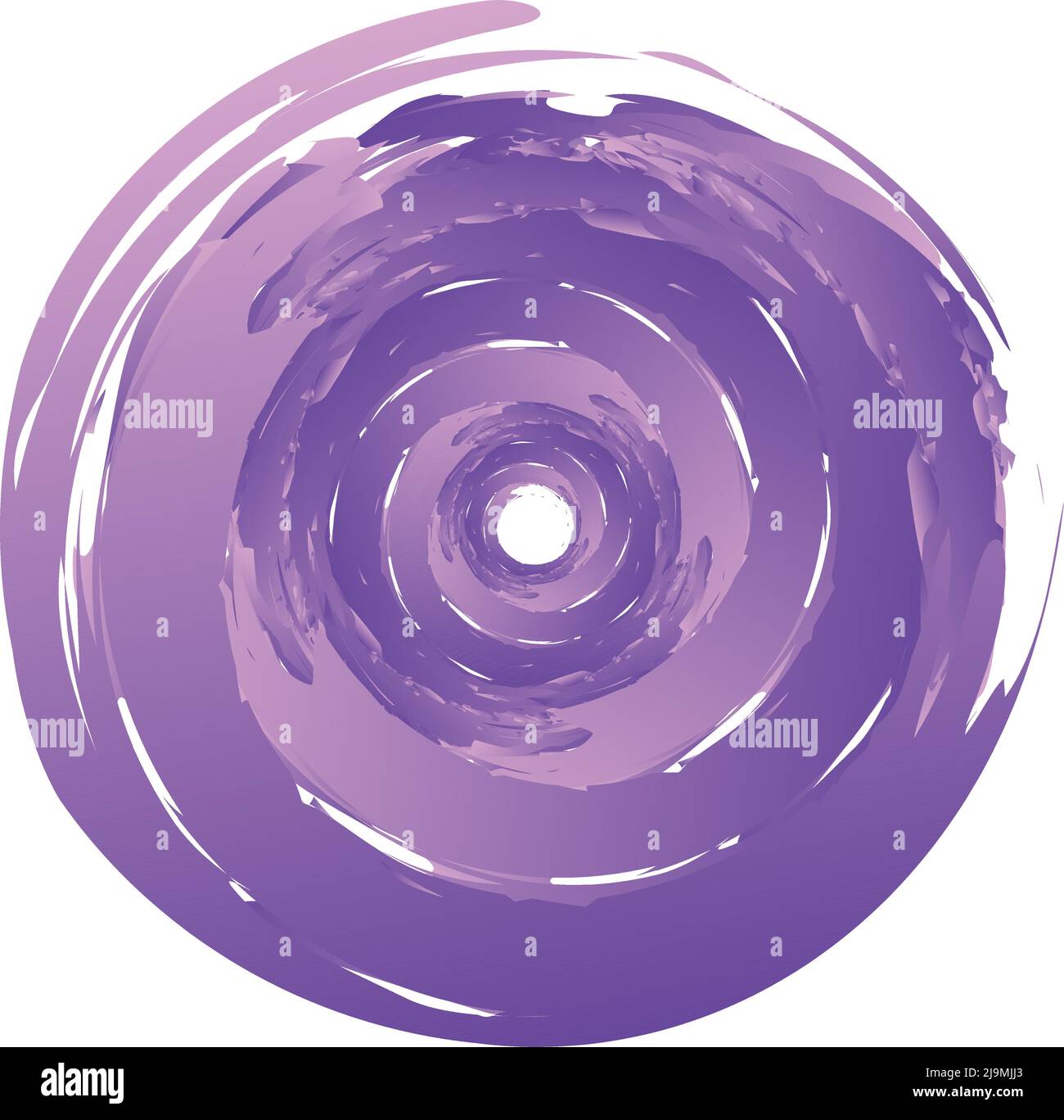 Grungy, textured circle element. Circular splatter shape. Stock vector ...