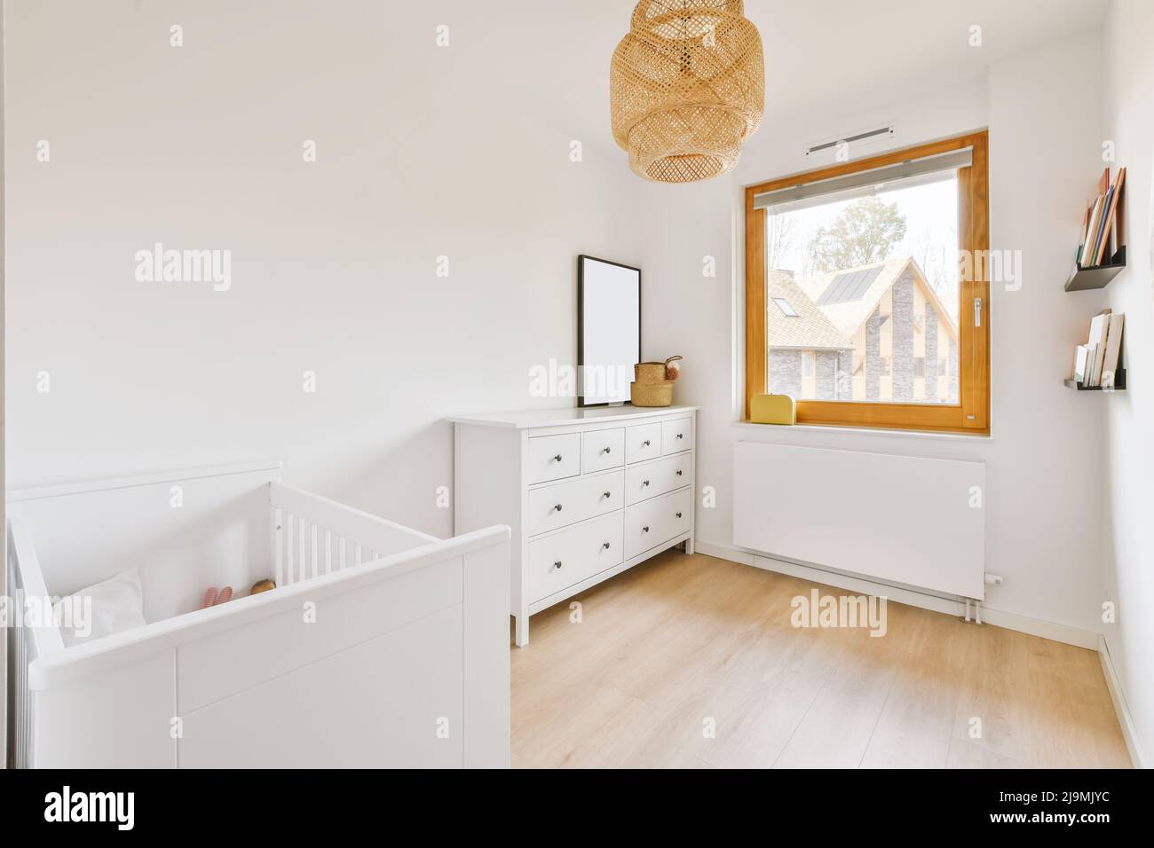 Empty crib hi-res stock photography and images - Alamy