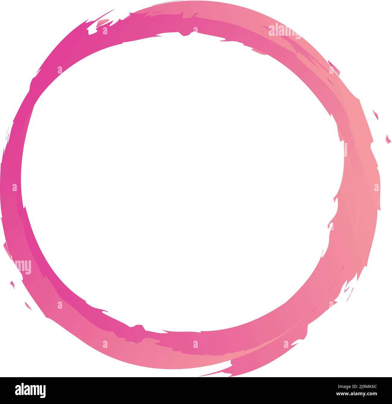 Grungy, textured circle element. Circular splatter shape. Stock vector ...