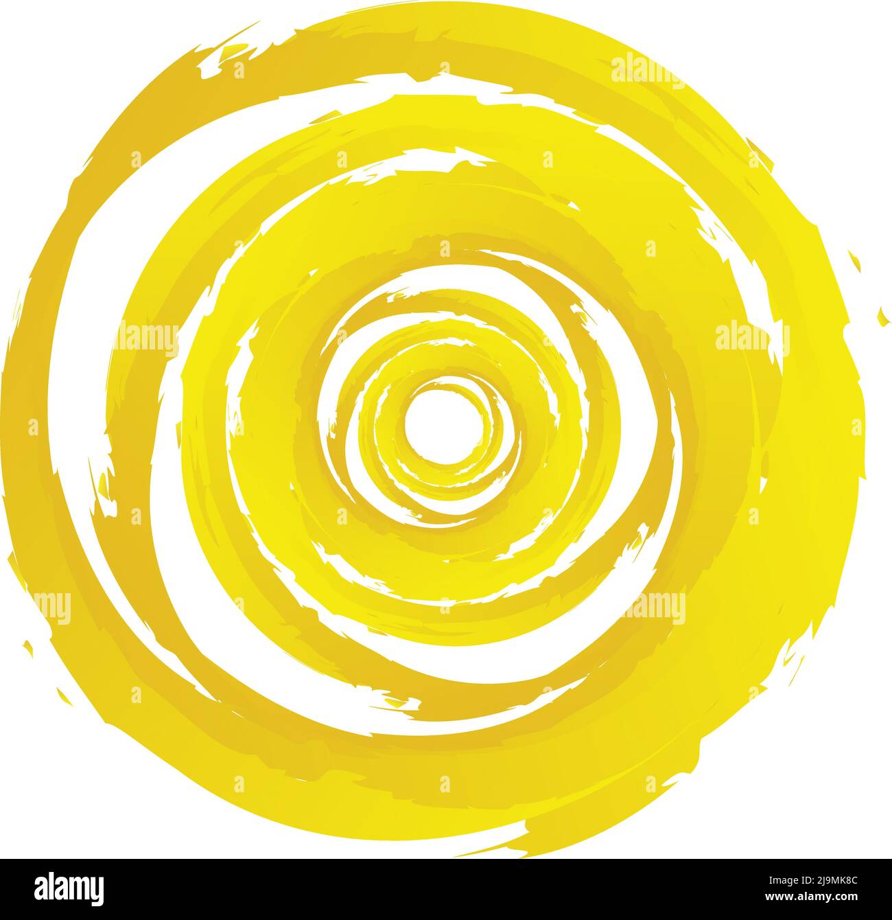 Grungy, textured circle element. Circular splatter shape. Stock vector ...
