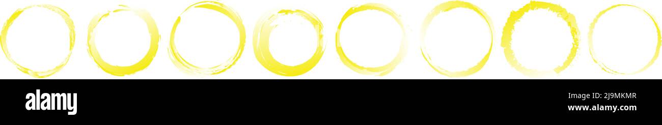 Grungy, textured circle element. Circular splatter shape. Stock vector ...