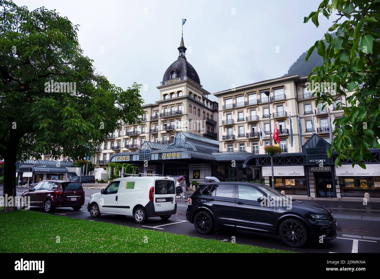 View of the Victoria Jungfrau Grand Hotel Spa, a luxury and historic ...