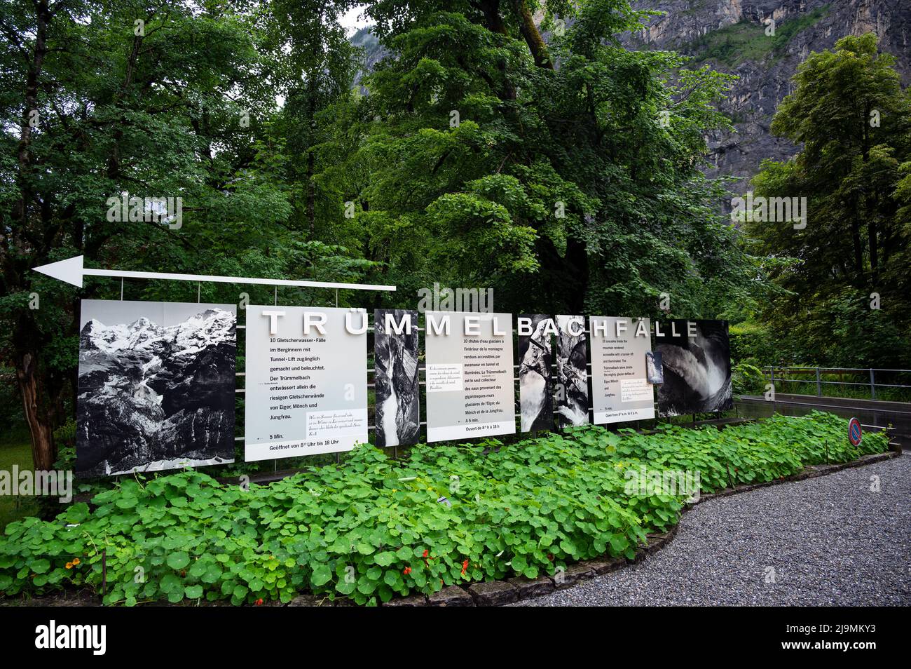 The entrance to the biggest glacier fed waterfall in Europe, inside a ...