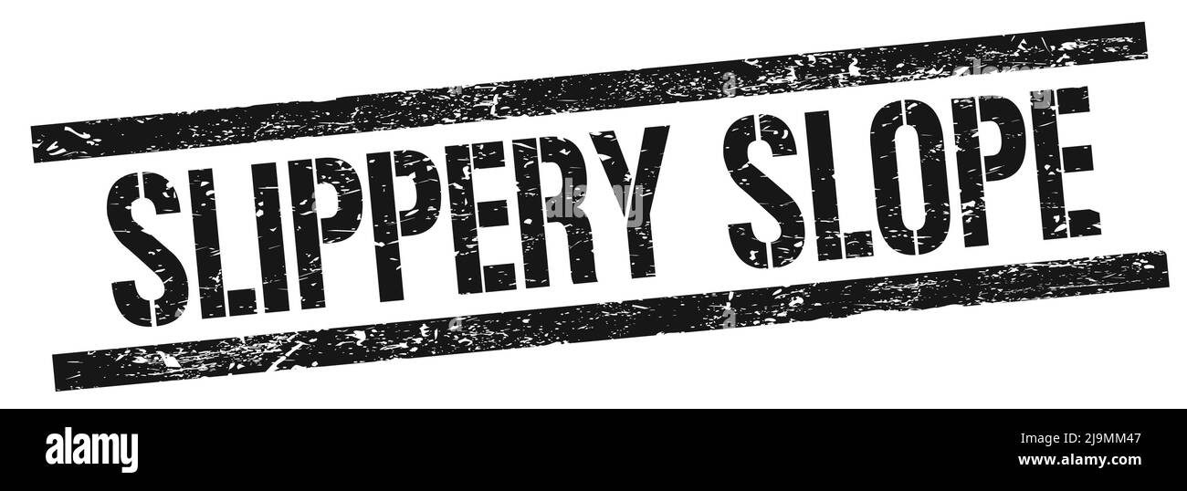 Slippery slope text hi-res stock photography and images - Alamy