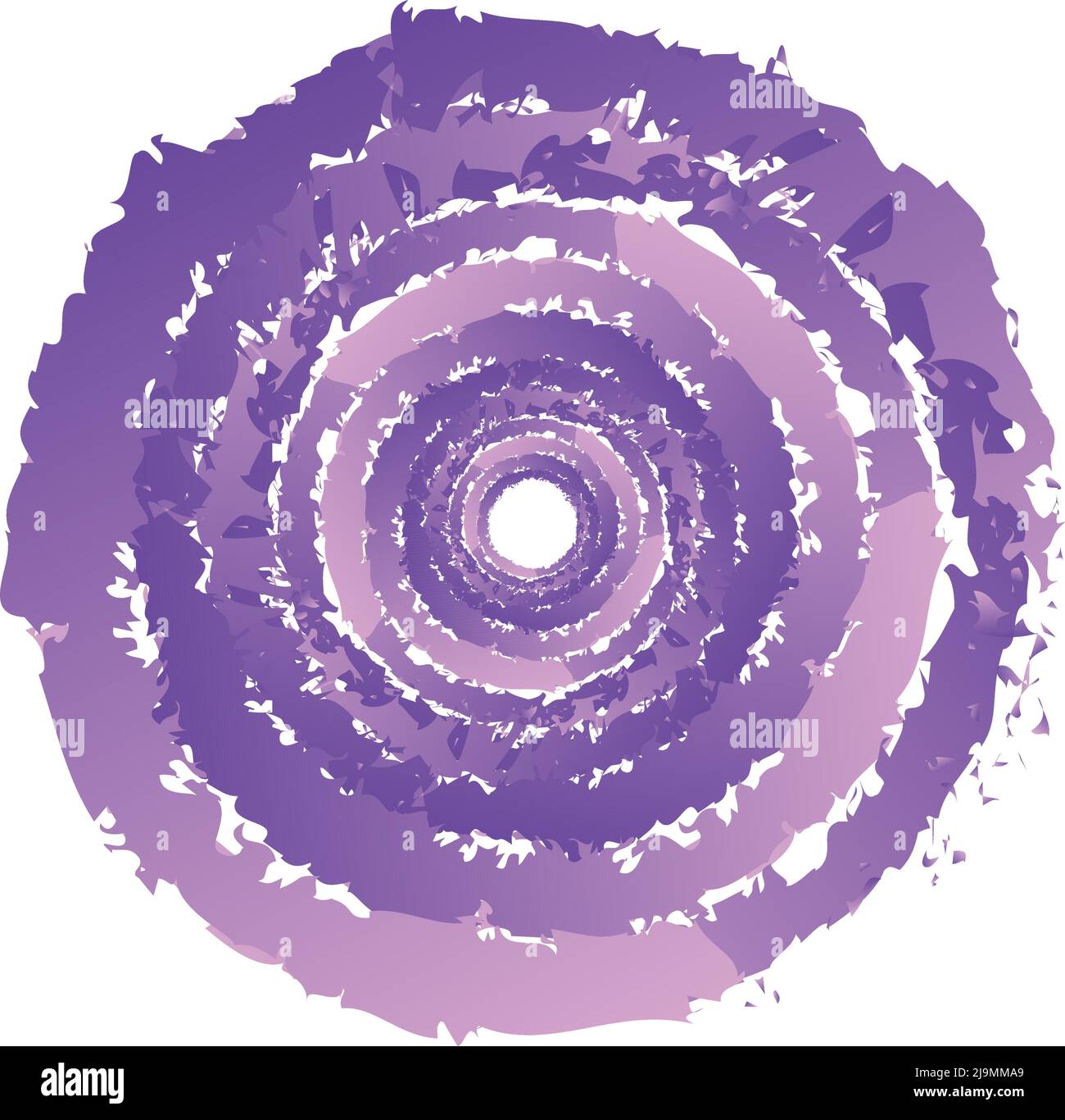 Grungy, textured circle element. Circular splatter shape. Stock vector ...