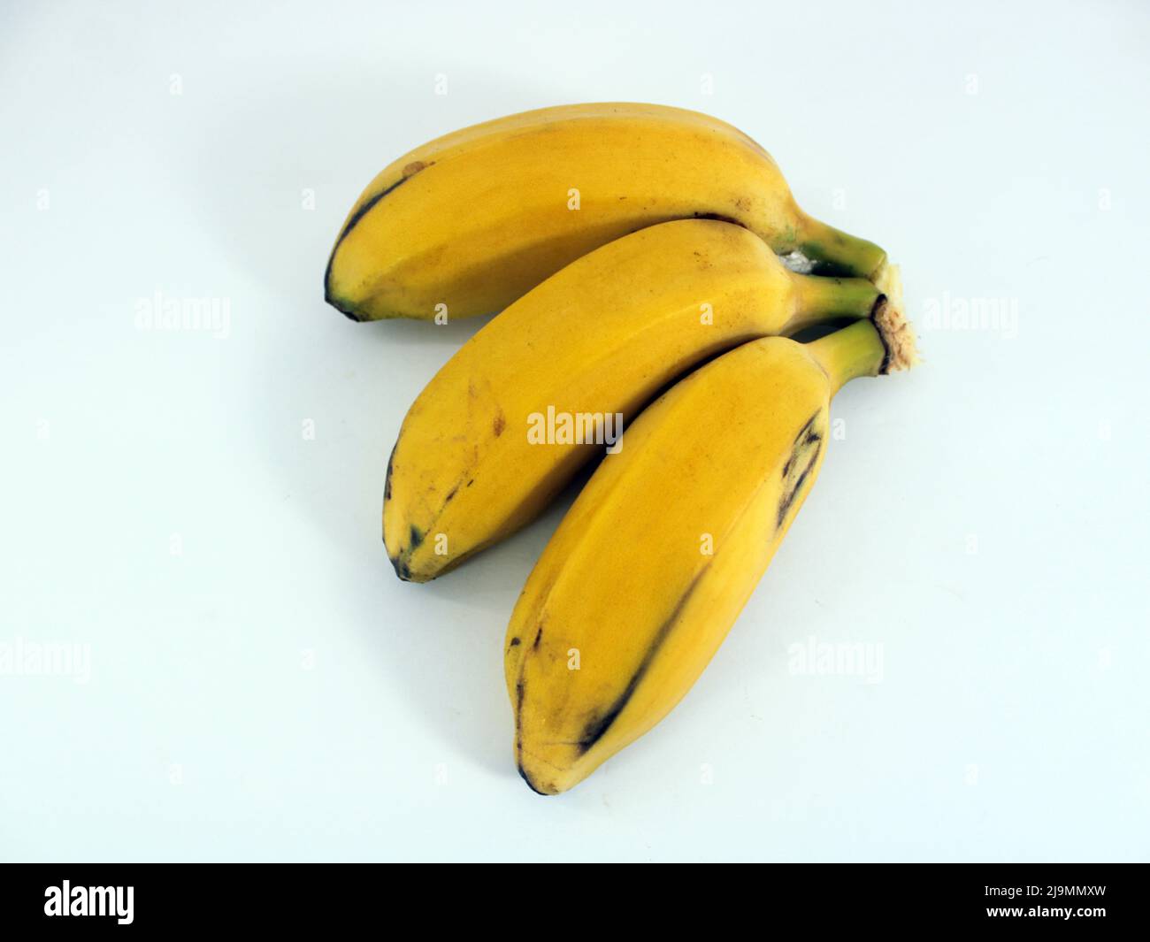 Bananas isolated on white background Stock Photo - Alamy