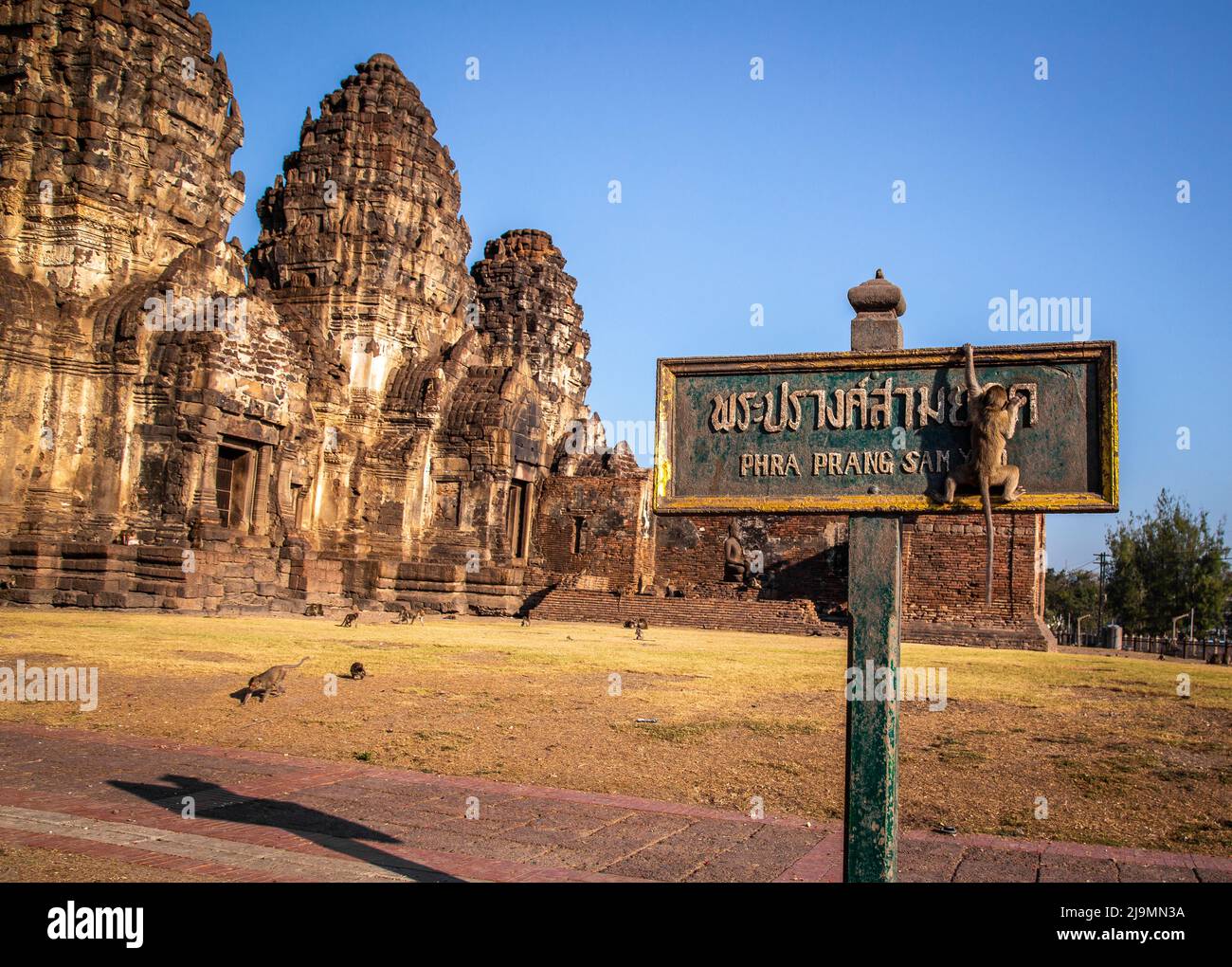 Old prang in phra prang sam yot hi-res stock photography and images - Alamy