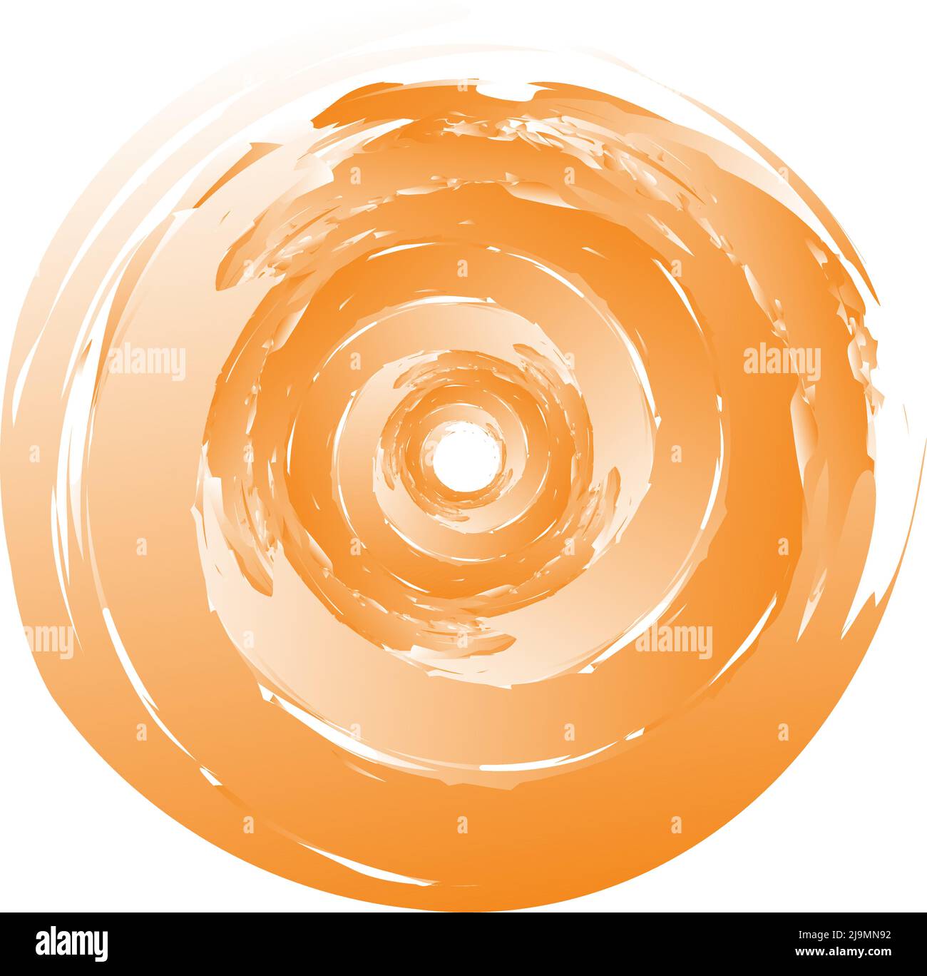 Grungy, textured circle element. Circular splatter shape. Stock vector ...