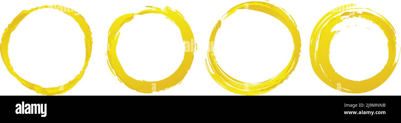 Grungy, textured circle element. Circular splatter shape. Stock vector ...