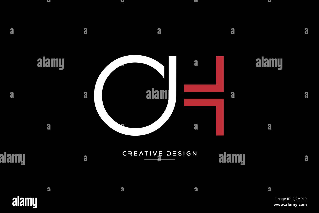 Alphabet Letters OH or HO Icon Logo Vector Stock Vector Image & Art - Alamy