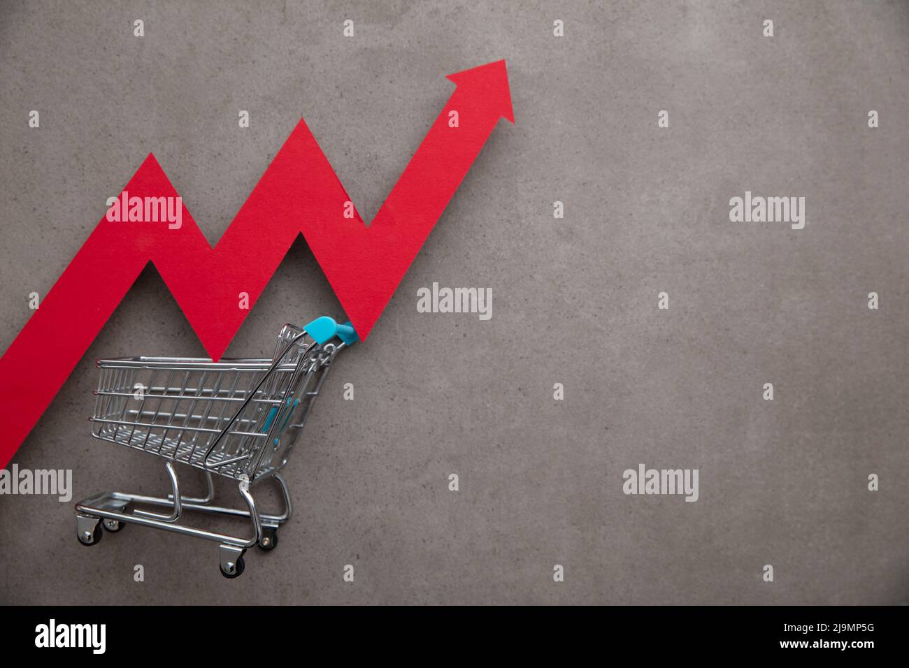 Rising cost of living. inflation financial crisis background Stock ...