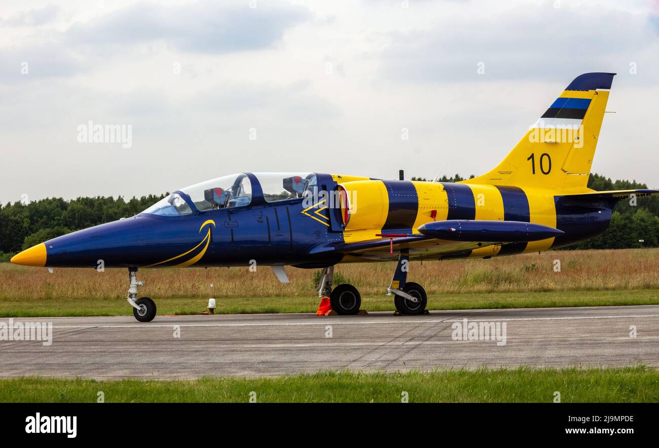 Estonian Air Force Aero L-39C Albatross jet aircraft on the tarmac of ...