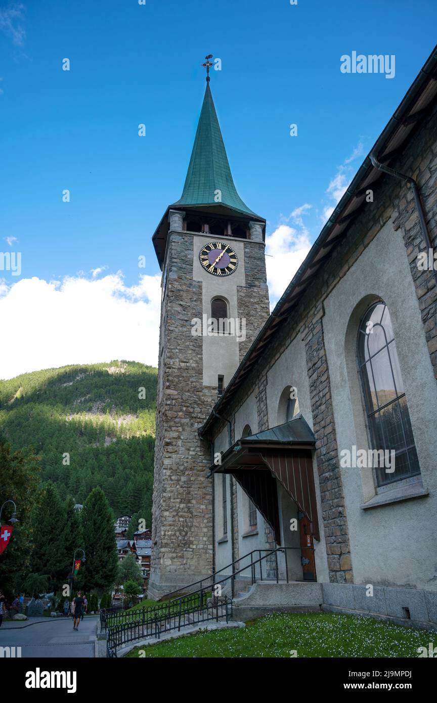 View of the St. Mauritius church one of the ancient Roman Catholic ...