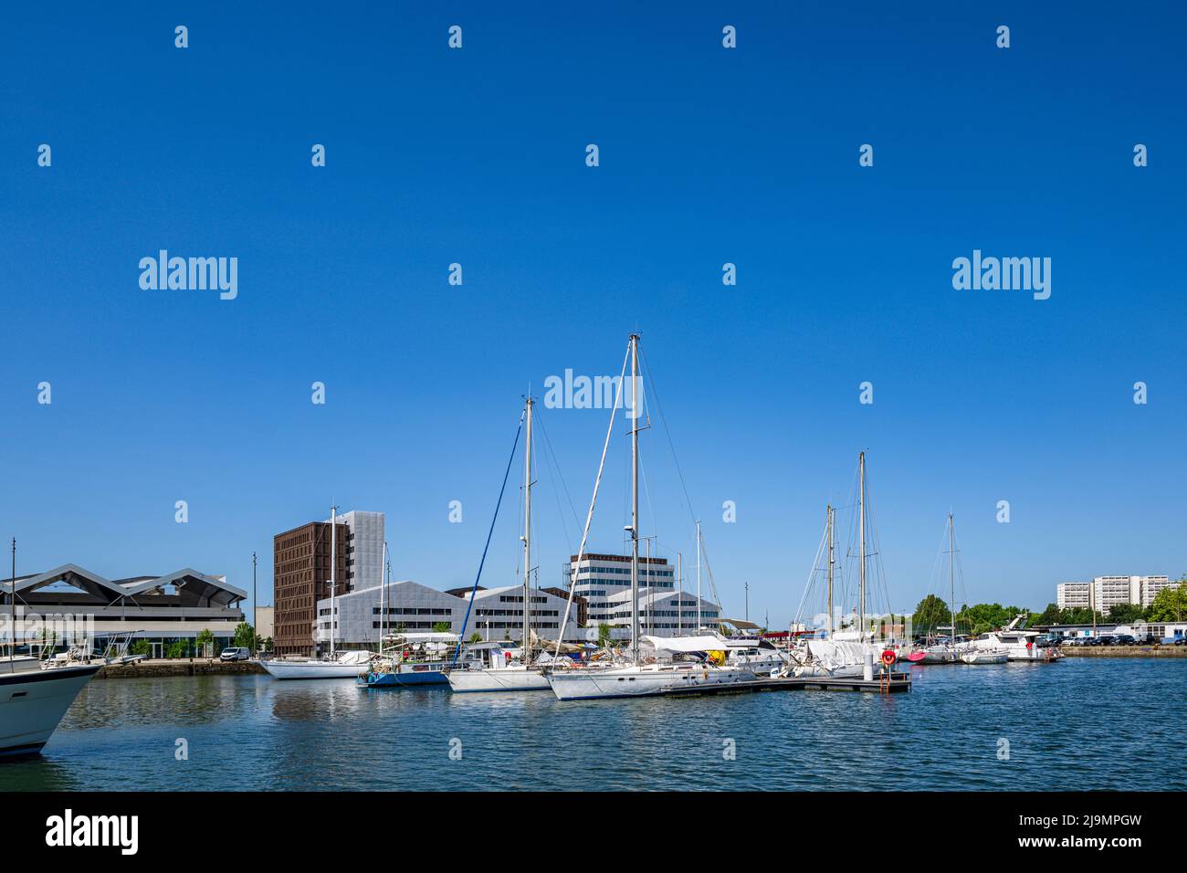 Port de Plaisance des Bassins - Marina, Bacalan, Bordeaux, France Stock ...