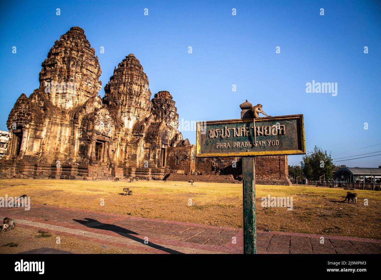 Old prang in phra prang sam yot hi-res stock photography and images - Alamy