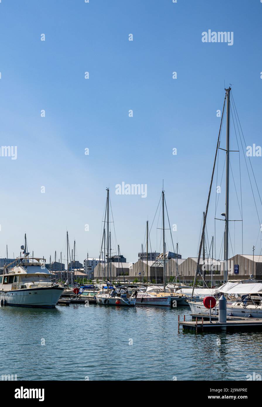 Port de Plaisance des Bassins - Marina, Bacalan, Bordeaux, France Stock ...