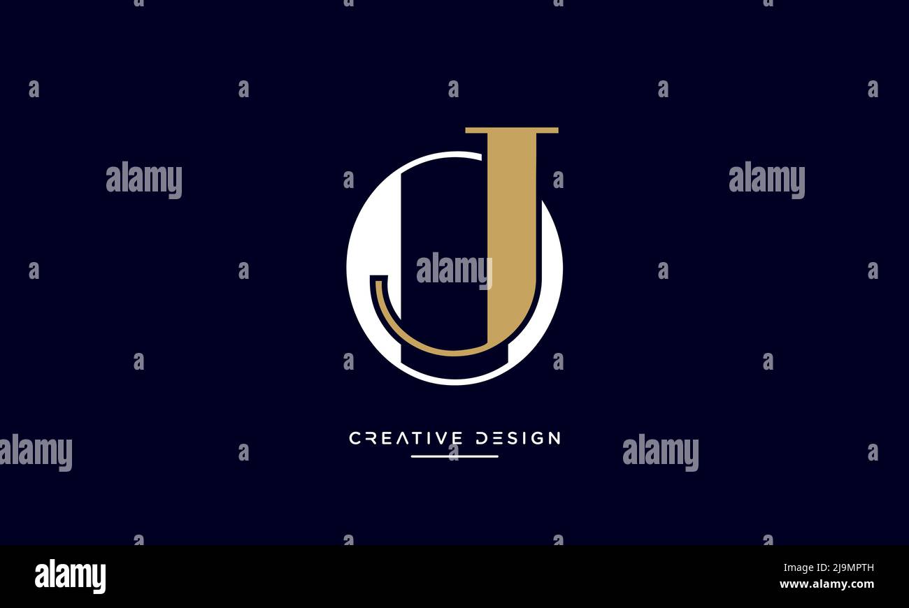 Alphabet Letters OJ or JO Icon Logo Vector Stock Vector Image & Art - Alamy