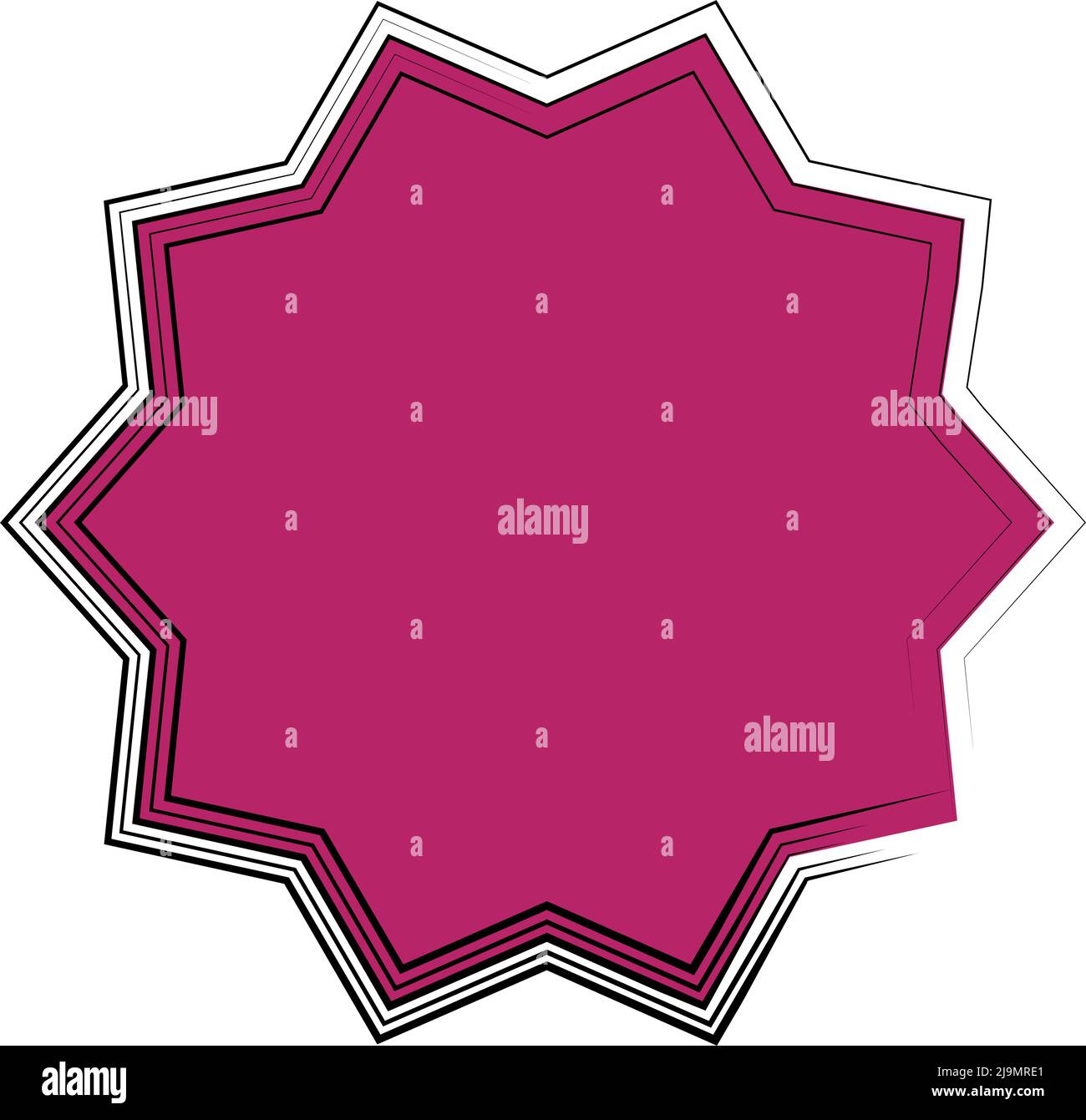 Starburst, sunburst star shape vector element. Stock vector ...