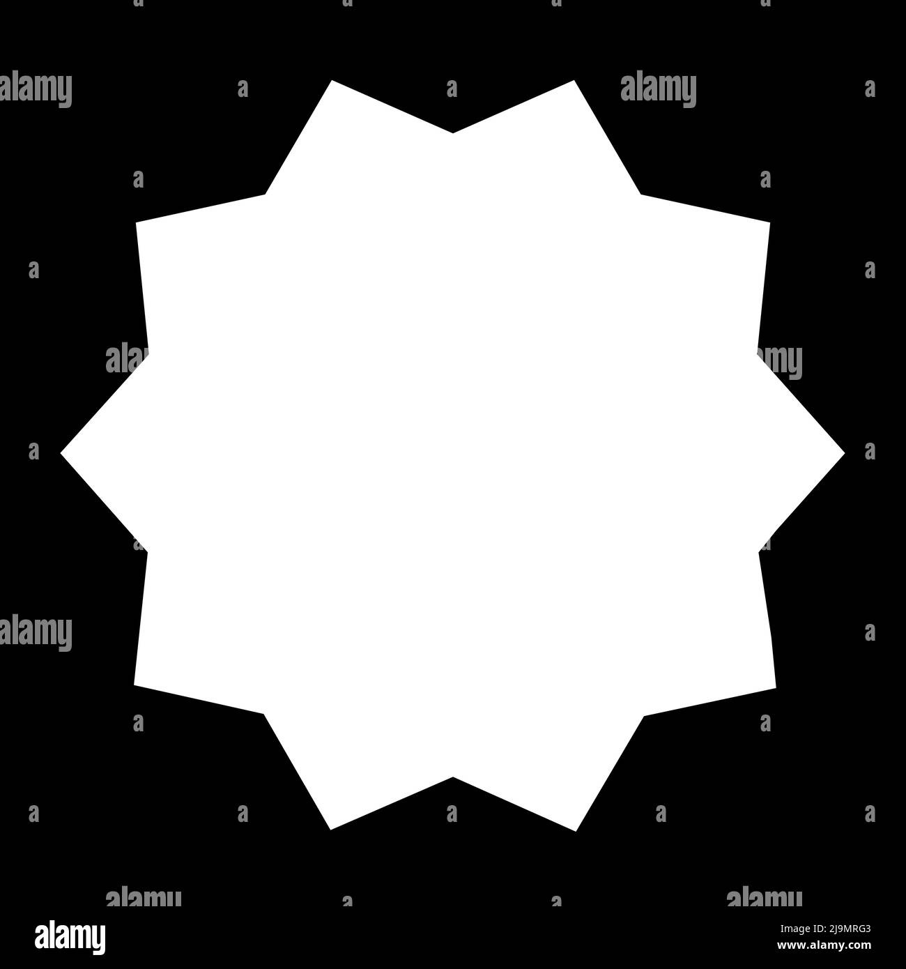 Starburst, sunburst star shape vector element. Stock vector ...