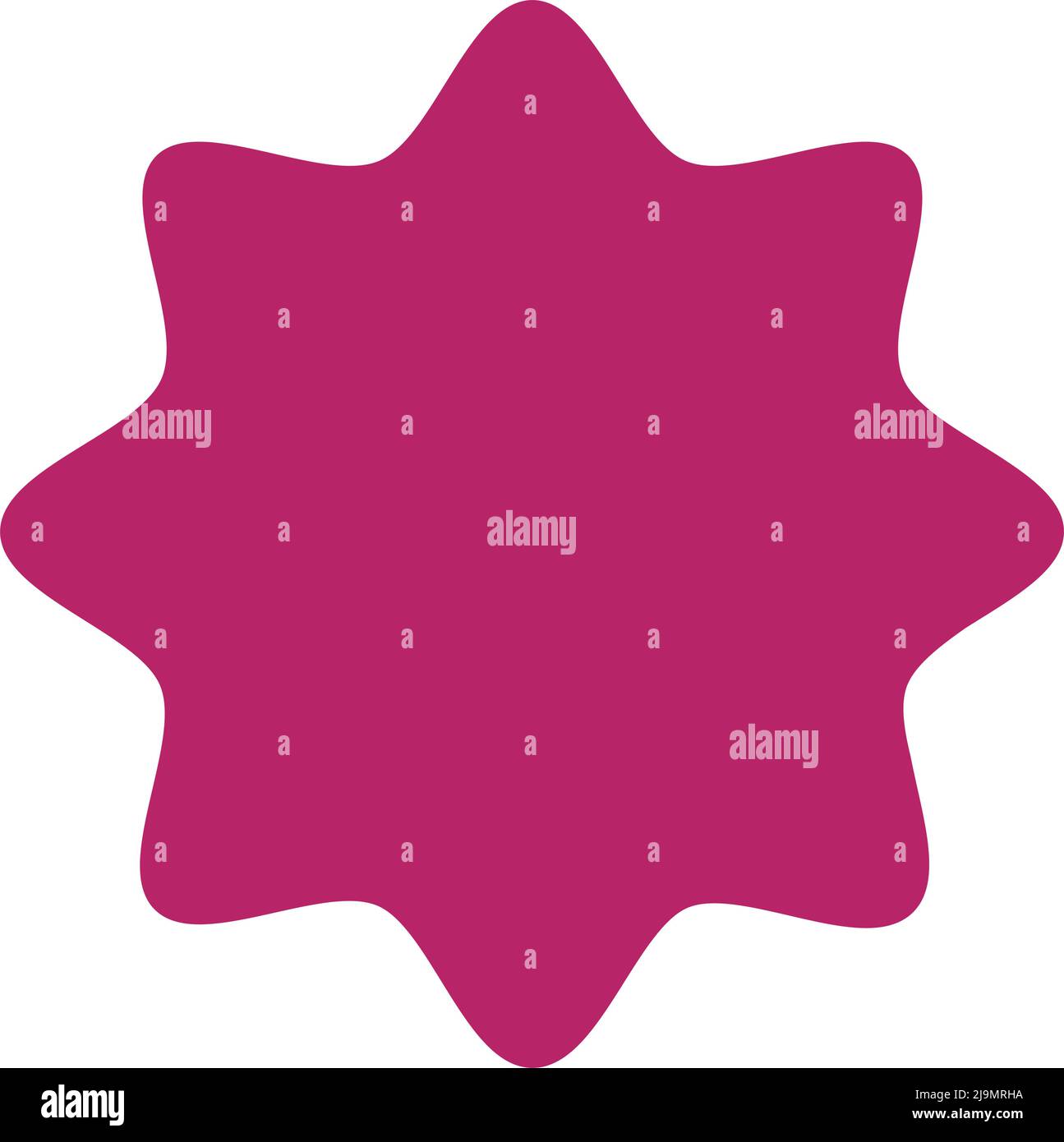 Starburst, sunburst star shape vector element. Stock vector ...