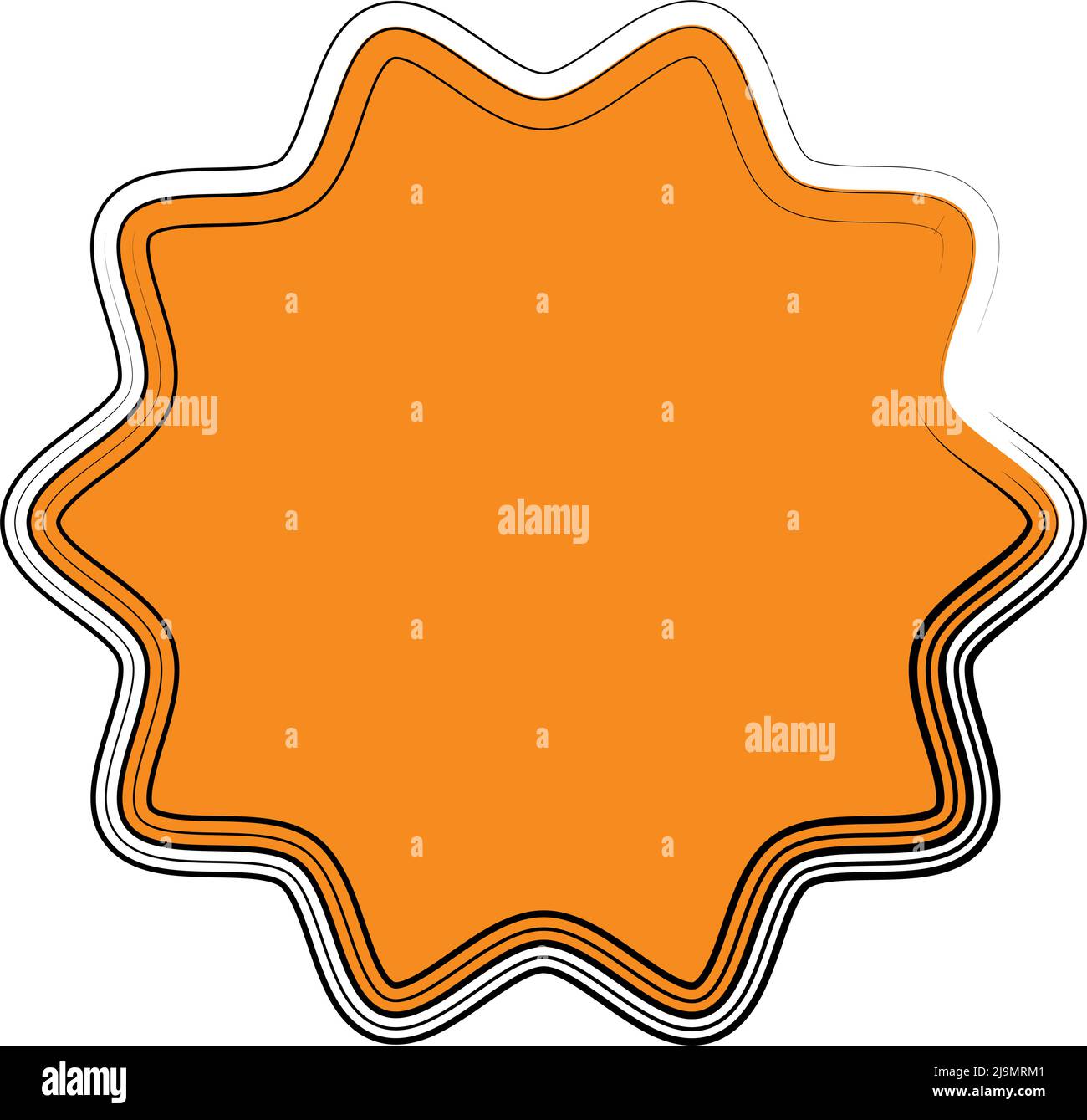 Starburst, sunburst star shape vector element. Stock vector ...