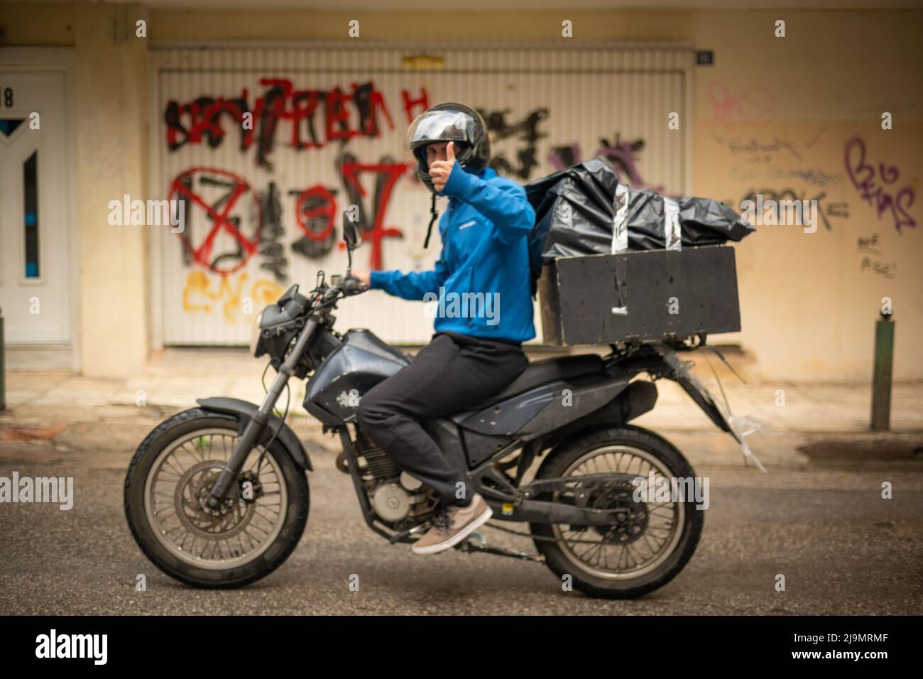 Courier thumbs up hi-res stock photography and images - Alamy