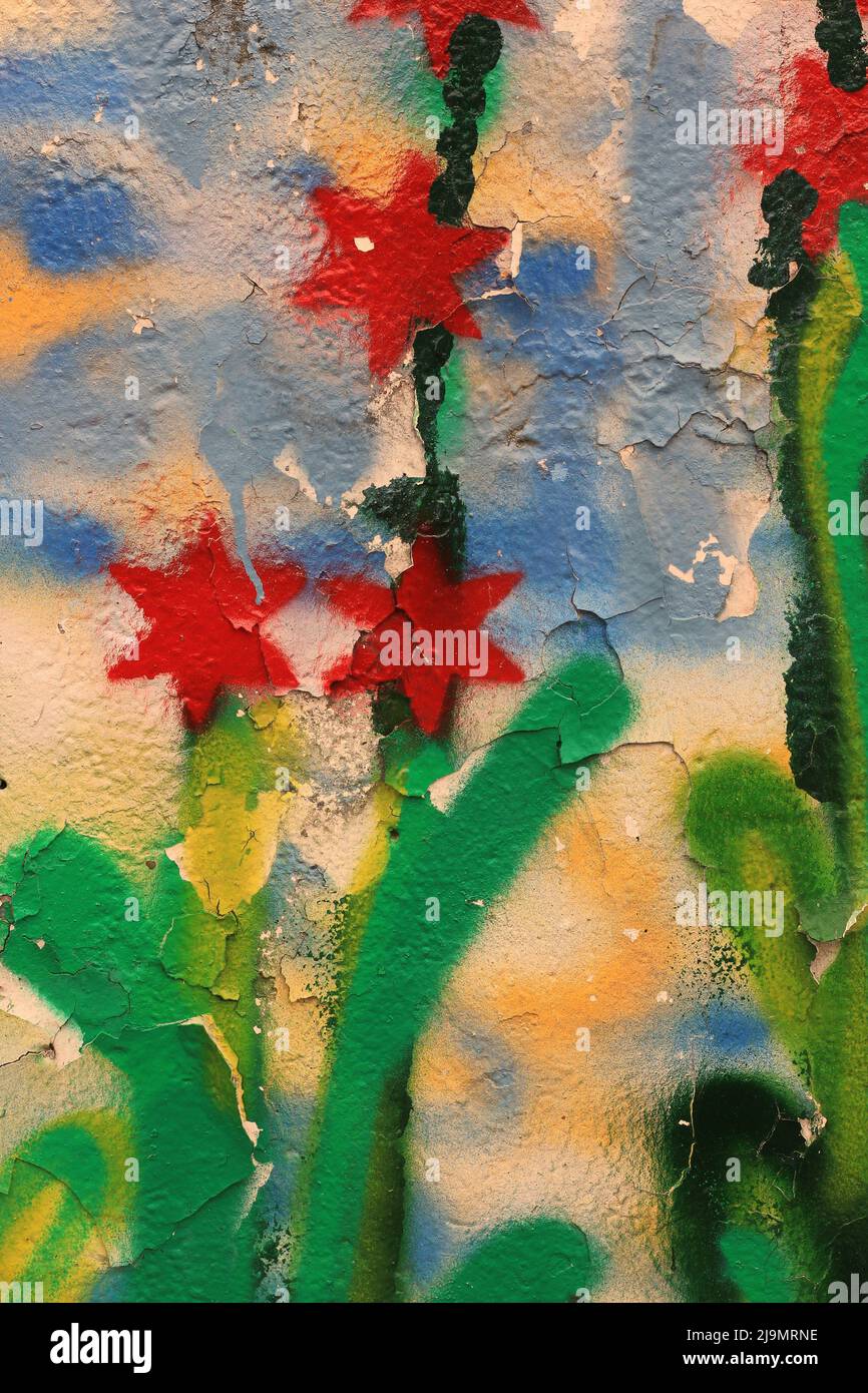 Beautiful hand painted nature art Stock Photo - Alamy