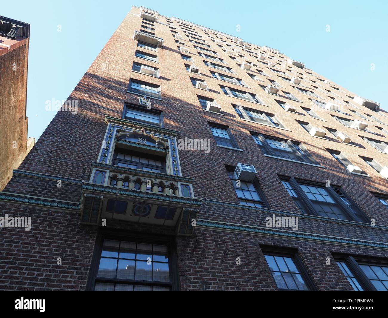 Beautiful balconies of the 37 Washington Square West building in New ...