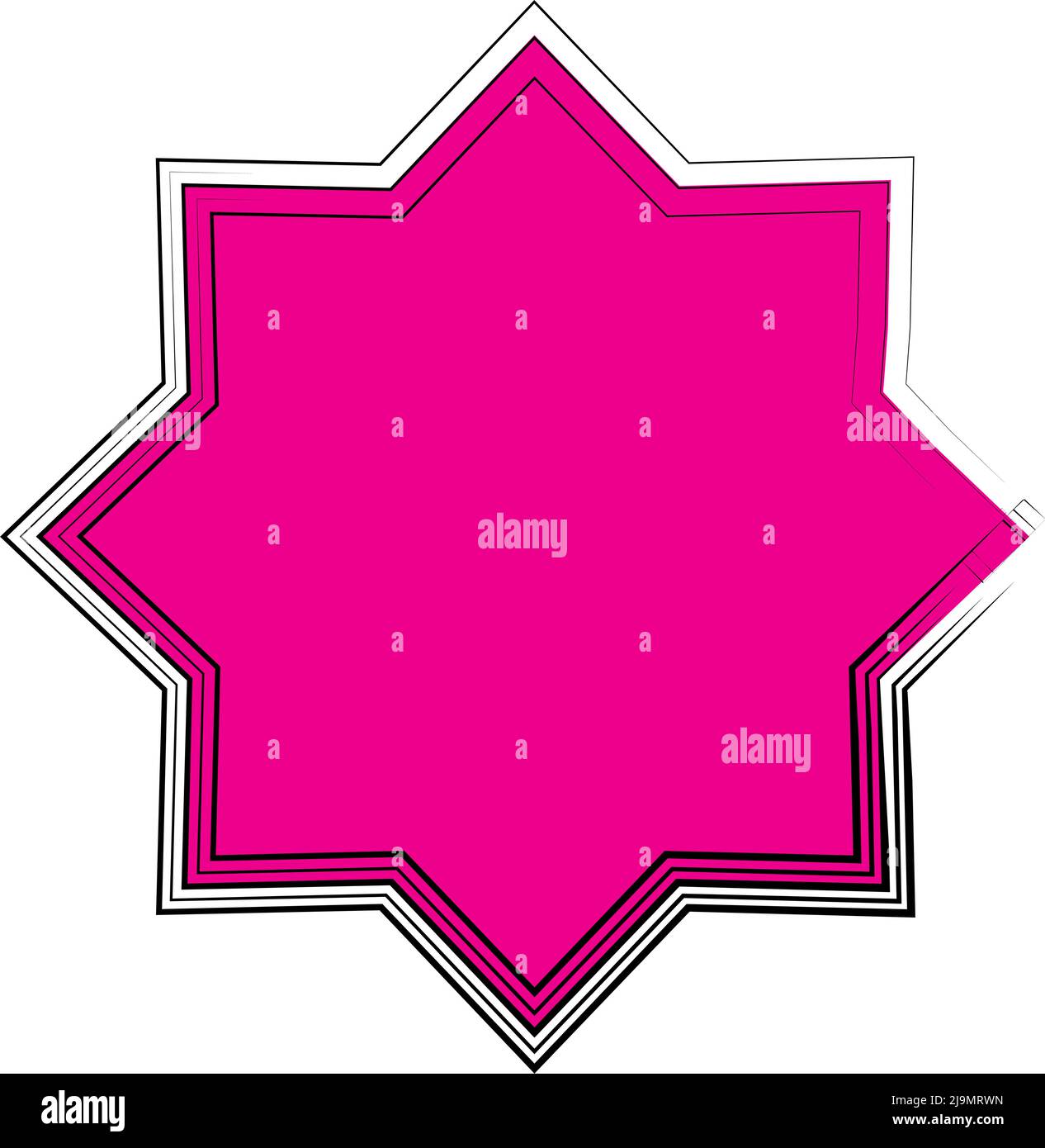 Starburst, sunburst star shape vector element. Stock vector ...