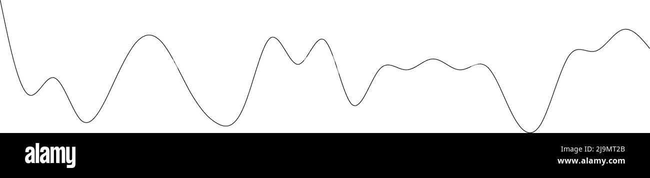 Wavy, zig-zag lines, stripes element. Stock vector illustration, clip ...