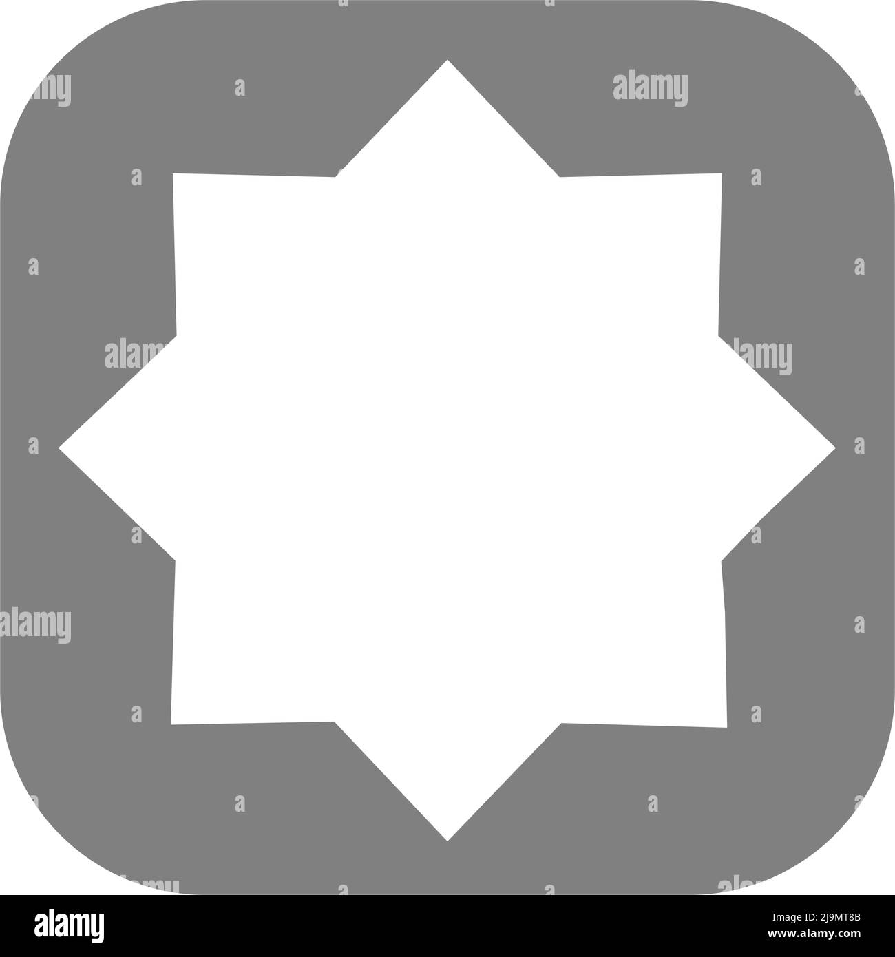 Starburst, sunburst star shape vector element. Stock vector ...