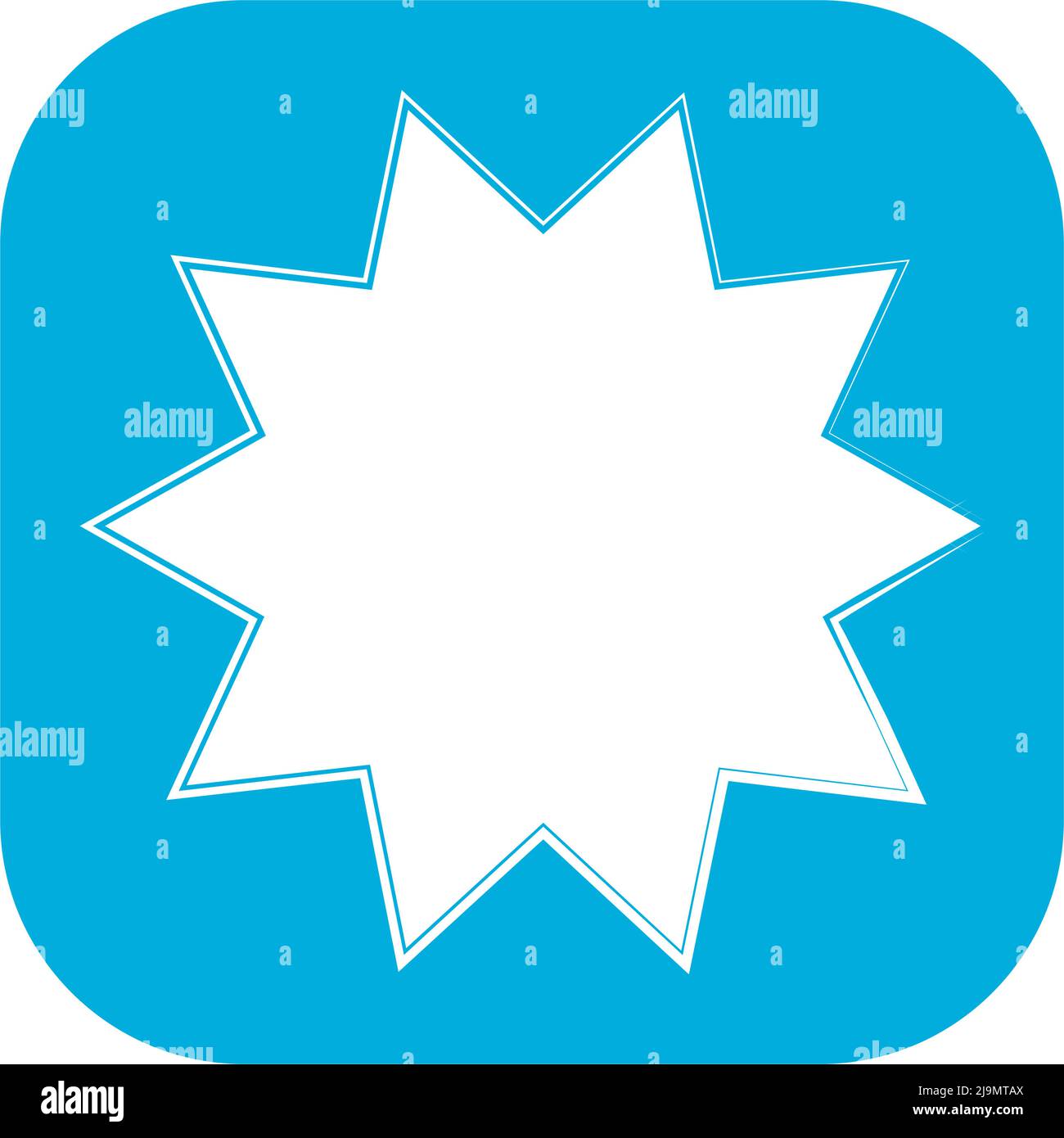 Starburst, sunburst star shape vector element. Stock vector ...