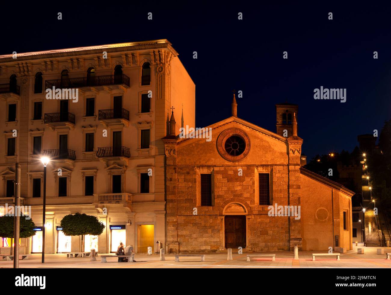 Lakeside chapel at night hi-res stock photography and images - Alamy