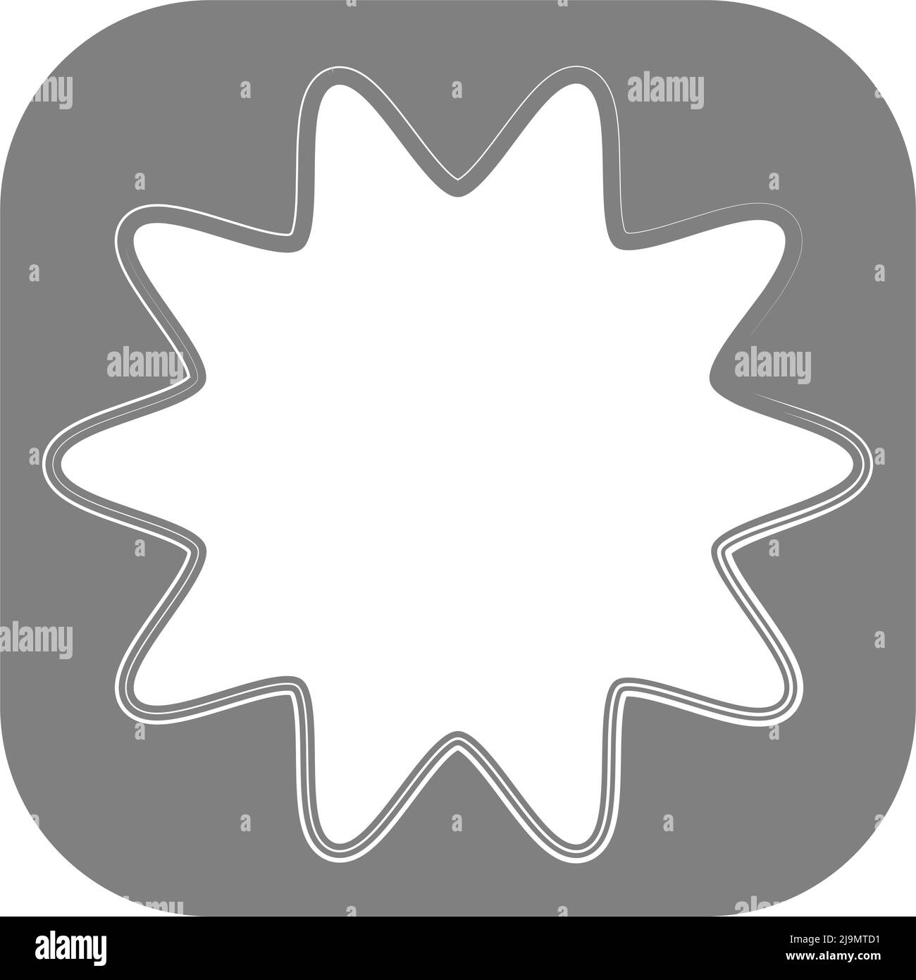 Starburst, sunburst star shape vector element. Stock vector ...
