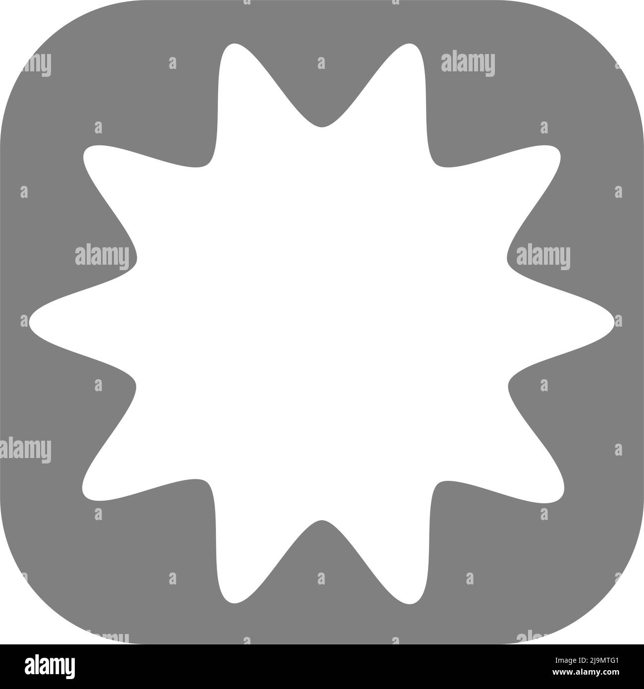 Starburst, sunburst star shape vector element. Stock vector ...