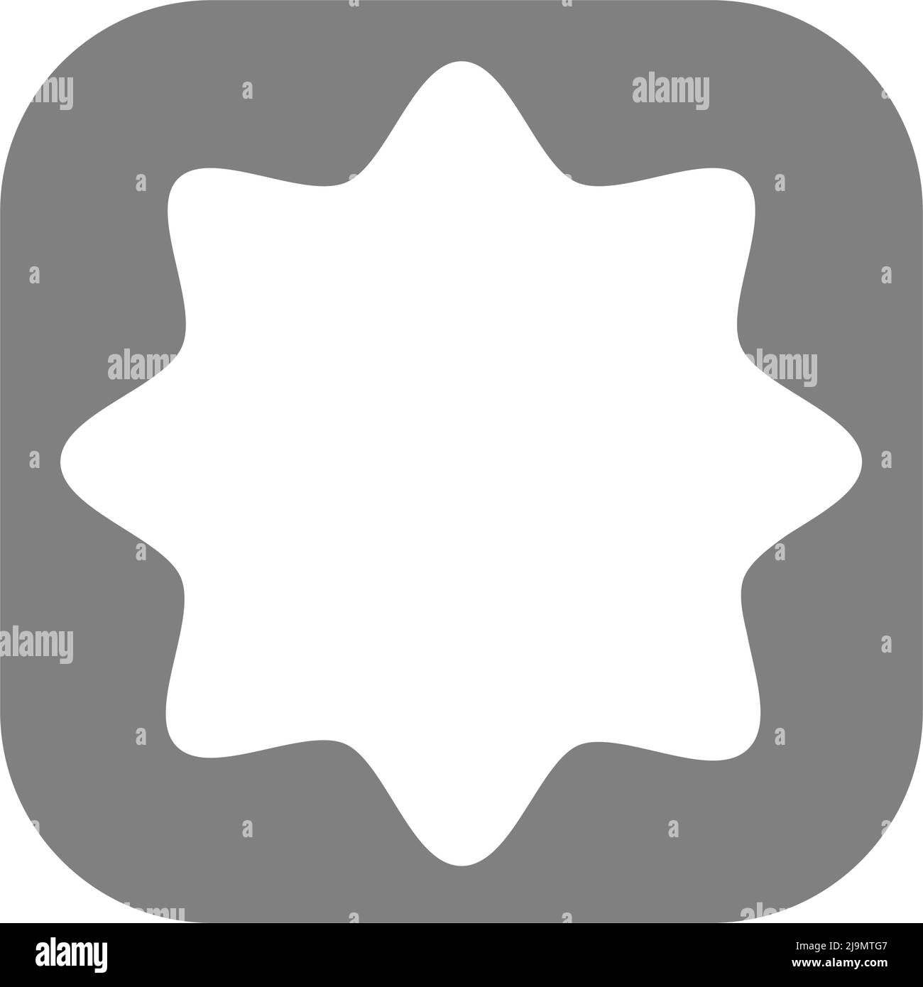 Starburst, sunburst star shape vector element. Stock vector ...