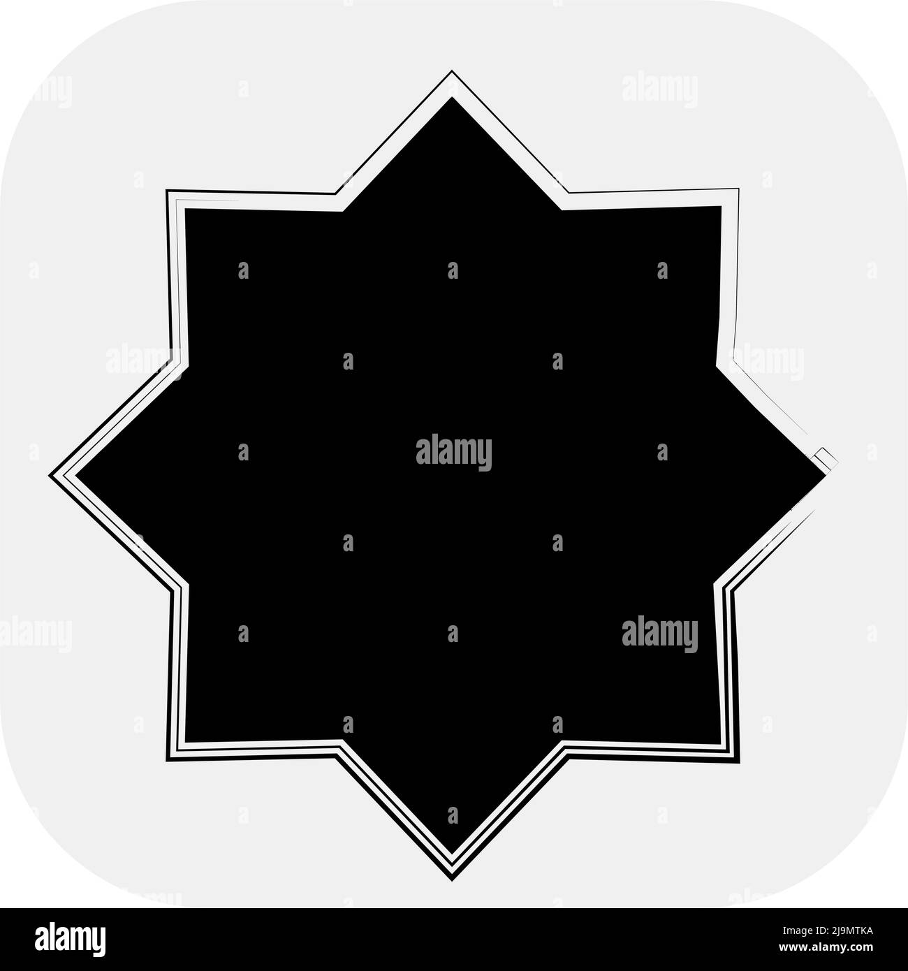 Starburst, sunburst star shape vector element. Stock vector ...