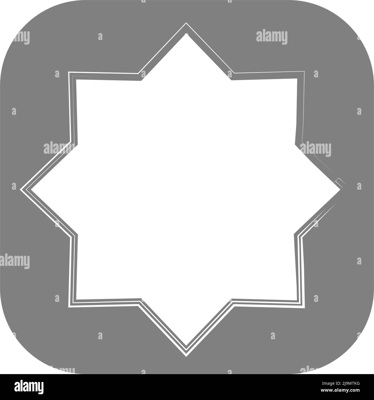 Starburst, sunburst star shape vector element. Stock vector ...