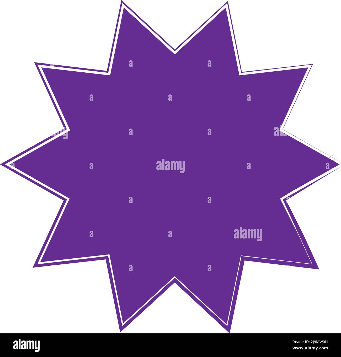 Starburst, sunburst star shape vector element. Stock vector ...