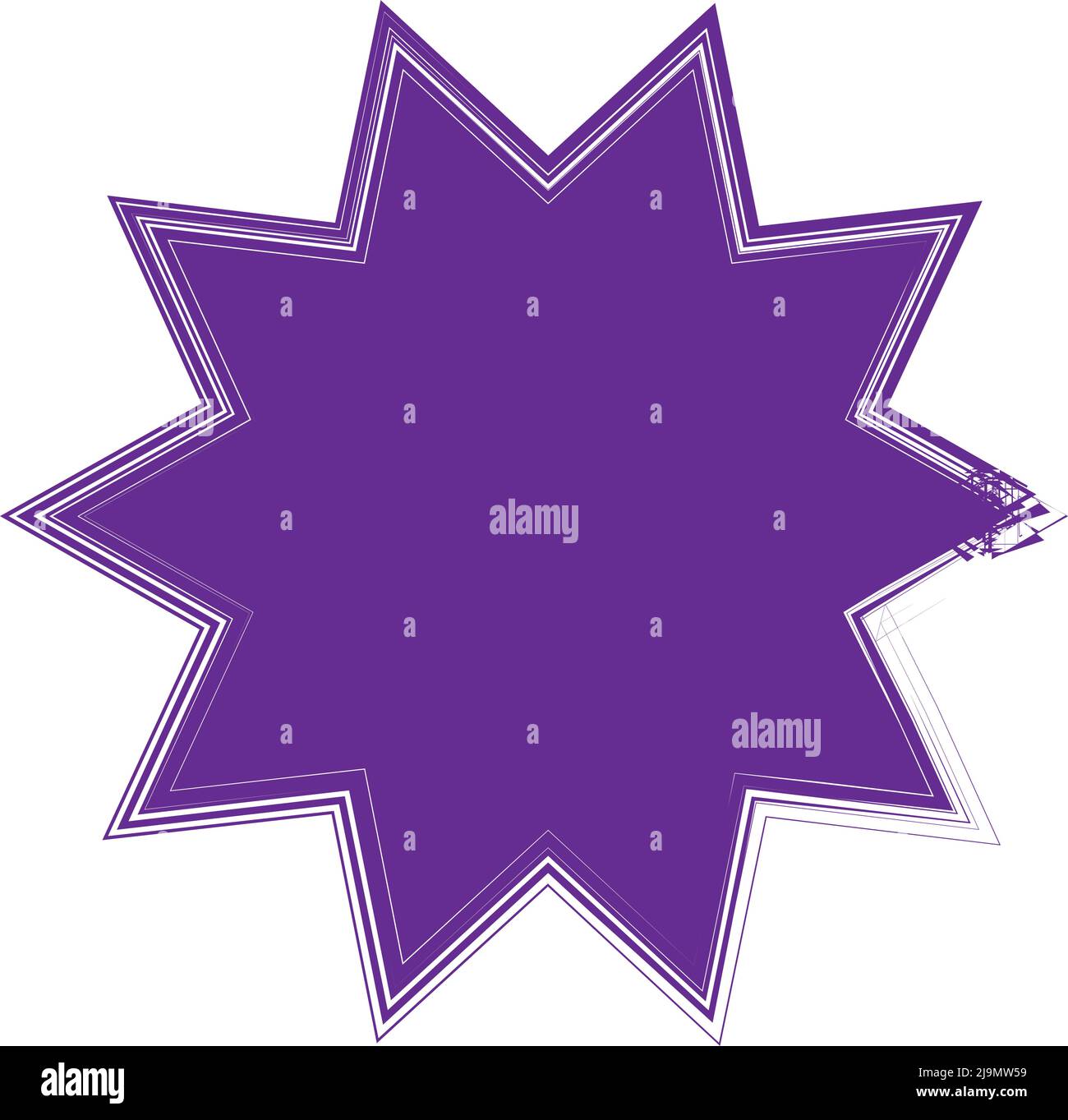 Starburst, sunburst star shape vector element. Stock vector ...